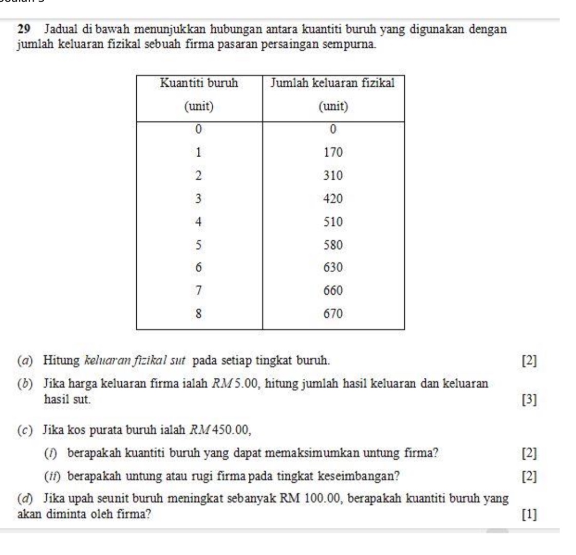 29 Jadual di bawah menunjukkan hubungan | StudyX