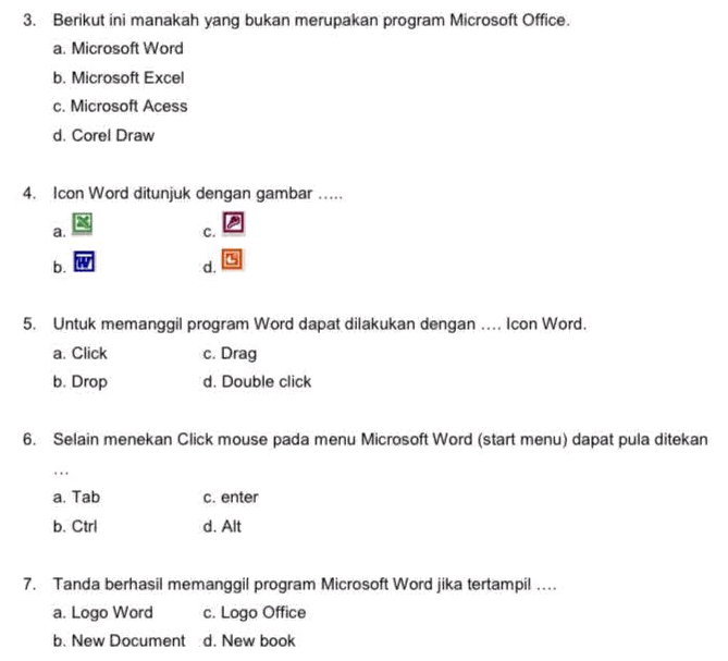 3 Berikut ini manakah yang bukan merupakan | StudyX