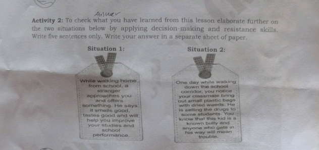 Activity 2 To check what you have learned | StudyX