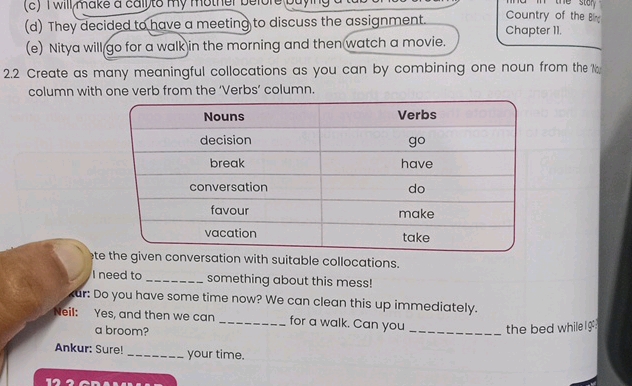 22 Create as many meaningful collocations as | StudyX