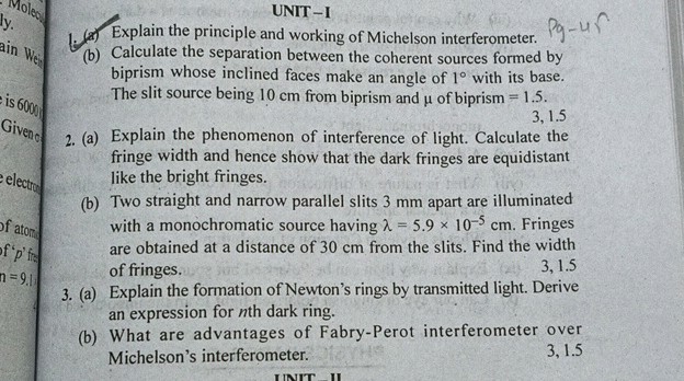 1 (a) Explain the principle and working of | StudyX