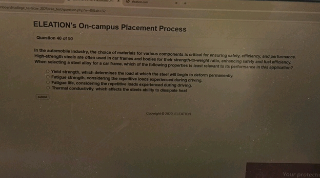eleplientom ELEATIONs On-campus Placement | StudyX