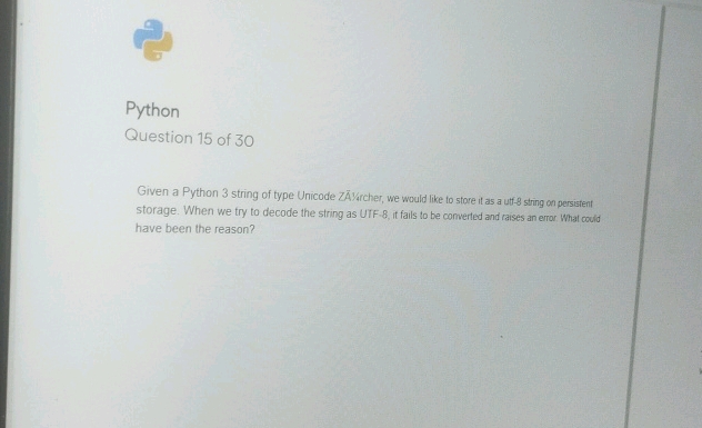 Python Question 15 Of 30 Given A Python 3 Studyx