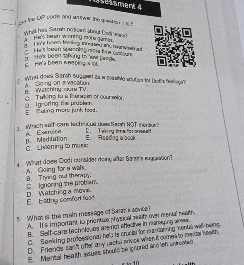 Scan the QR code and answer the question 1 | StudyX