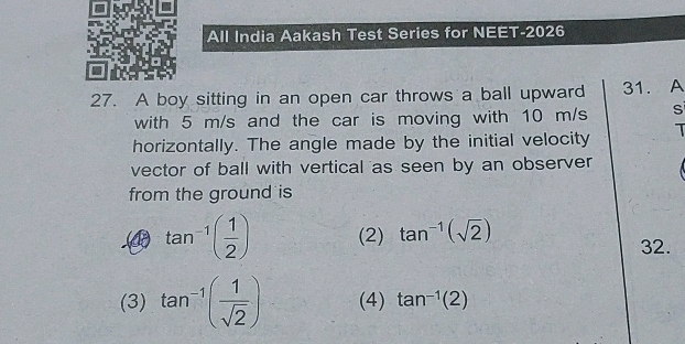 All India Aakash Test Series for NEET-2026 | StudyX
