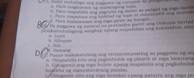 15 Bakit mahalaga ang paggawa ng compost sa | StudyX