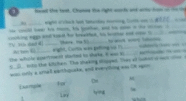Read the text Choose the right words and | StudyX