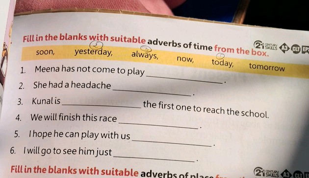 Fill in the blanks with suitable adverbs of | StudyX