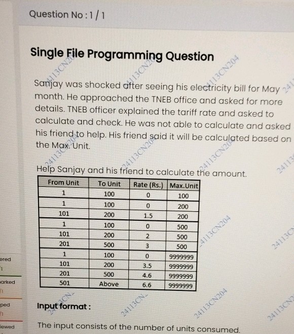Question No 1/1 Single File Programming | StudyX