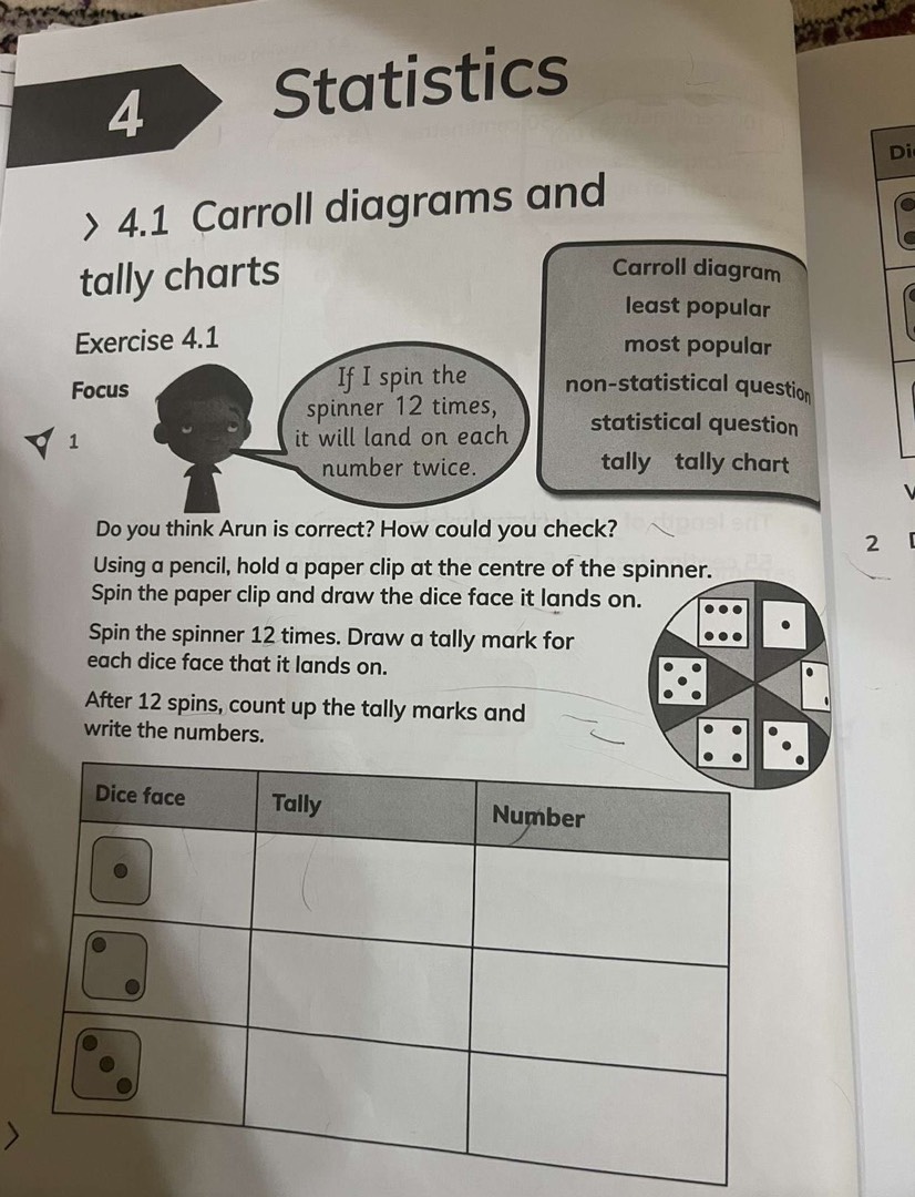 4 Statistics 41 Carroll diagrams and tally | StudyX