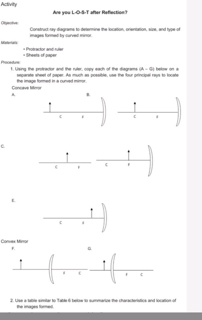 Activity Objective Are you L-O-S-T after | StudyX