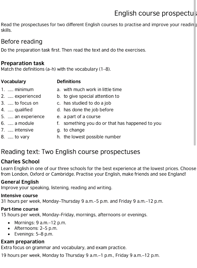Read the prospectuses for two different | StudyX