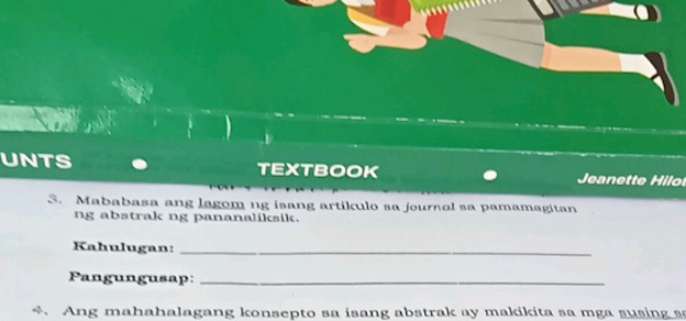 UNTS S Mababasa ang lokom ng isnng artikculo | StudyX