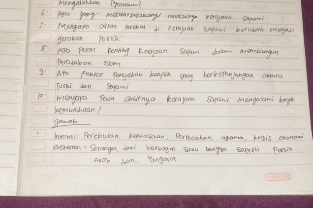 6 Apa yang melatar belakangi munculnya | StudyX