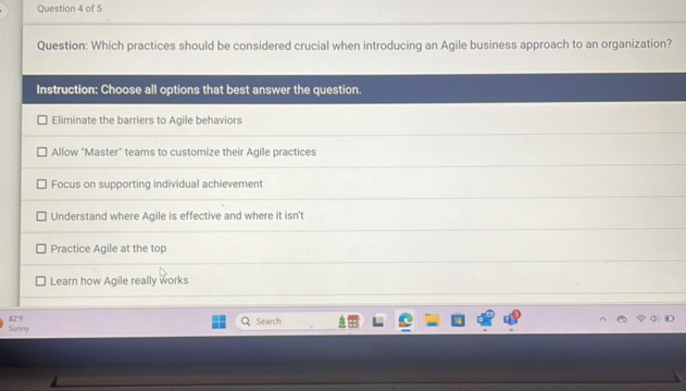 Question Which practices should be | StudyX