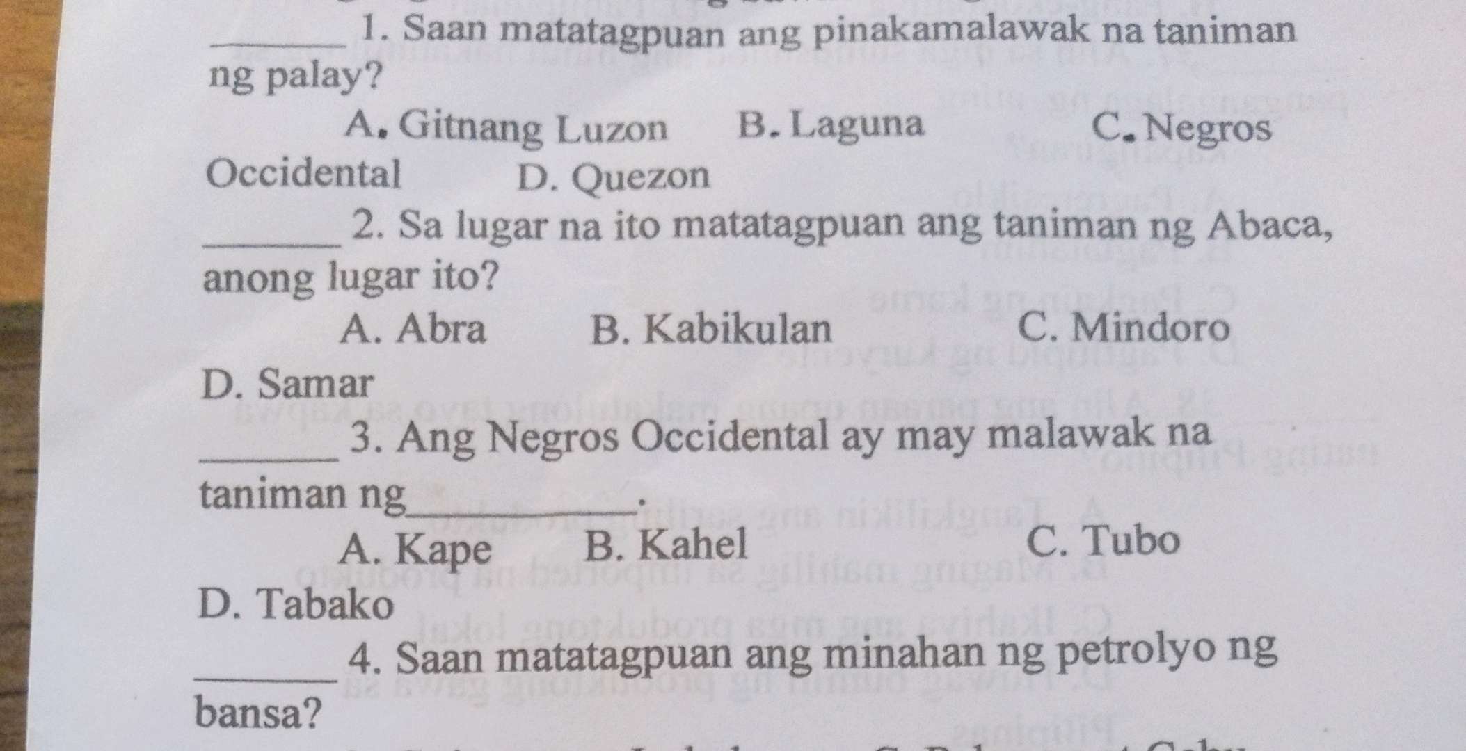 1 Saan matatagpuan ang pinakamalawak na | StudyX