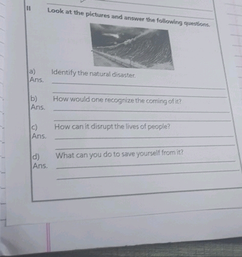 Look at the pictures and answer the | StudyX