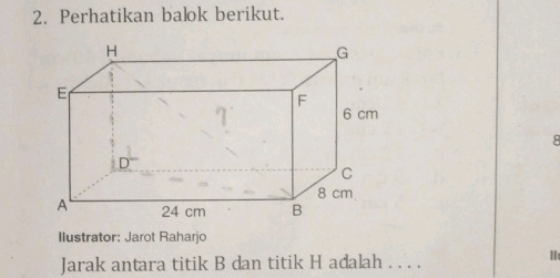2 Perhatikan balok berikut Gambar balok | StudyX