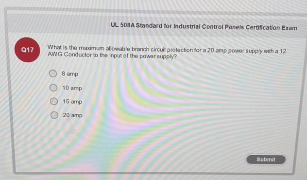 UL 508A Standard for Industrial Control | StudyX