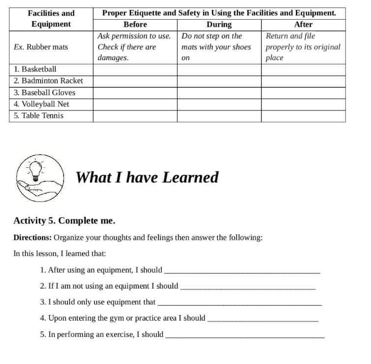ltirow2 Facilities and Equipment | StudyX