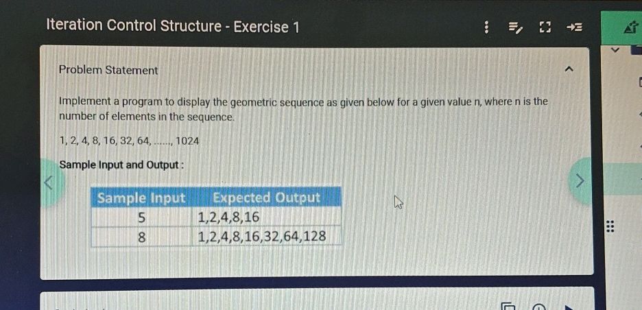 Iteration Control Structure - Exercise 1 | StudyX