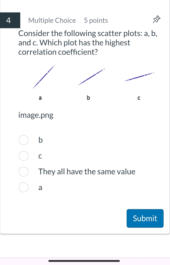 4 Multiple Choice 5 points Consider the | StudyX