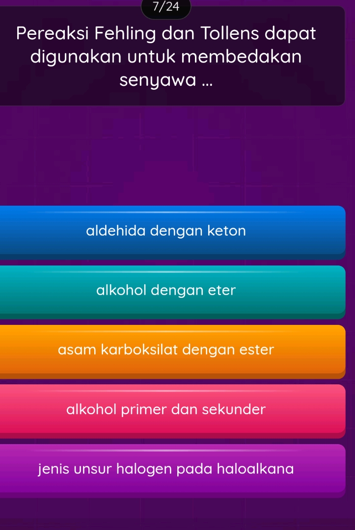 Pereaksi Fehling dan Tollens dapat digunakan | StudyX