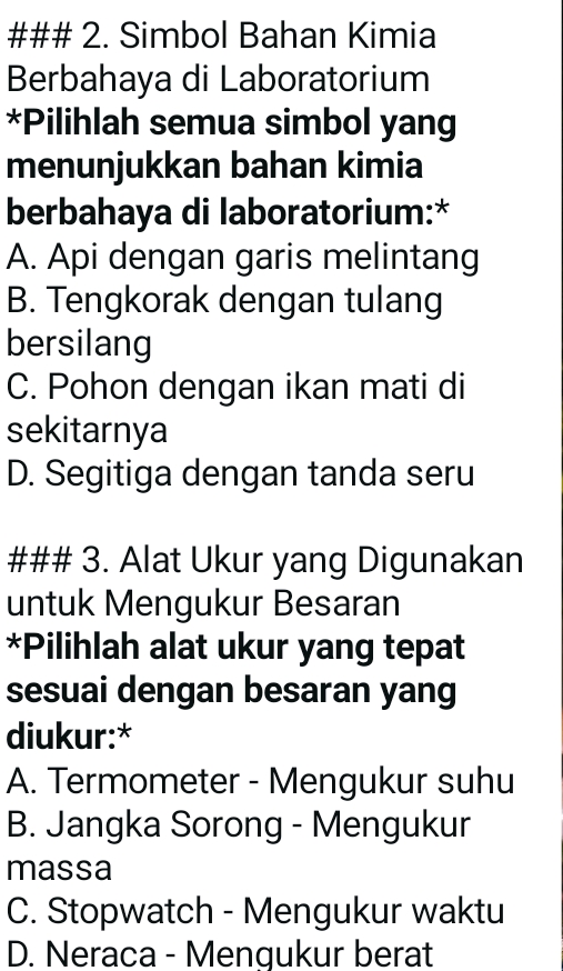 2 Simbol Bahan Kimia Berbahaya di | StudyX
