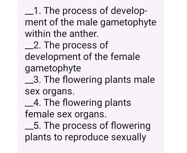 1 The process of development of the male | StudyX