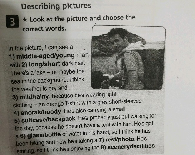 Describing pictures 3 Look at the picture | StudyX