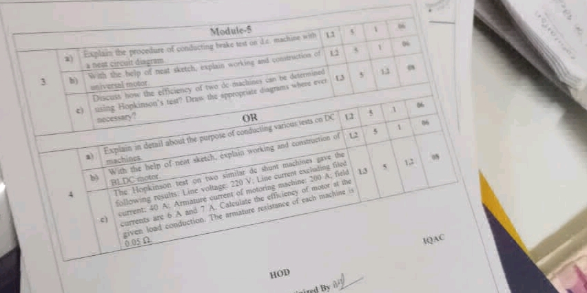 3 a) Explain the procedure of conducting | StudyX