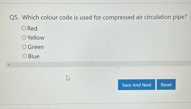 Q5 Which colour code is used for compressed | StudyX