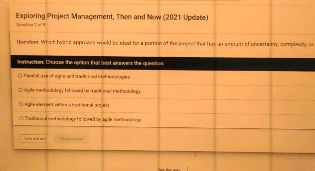 Exploring Project Management Then and Now | StudyX