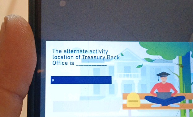 The alternate activity location of Treasury | StudyX
