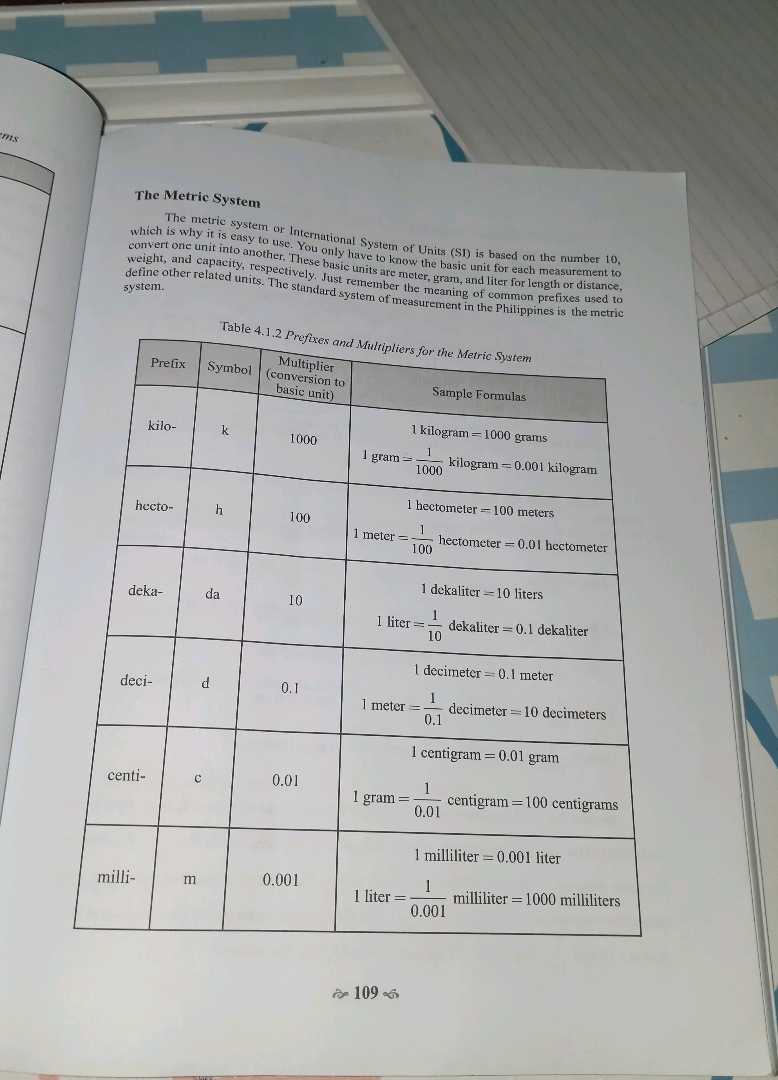 The Metric System The metric system of | StudyX