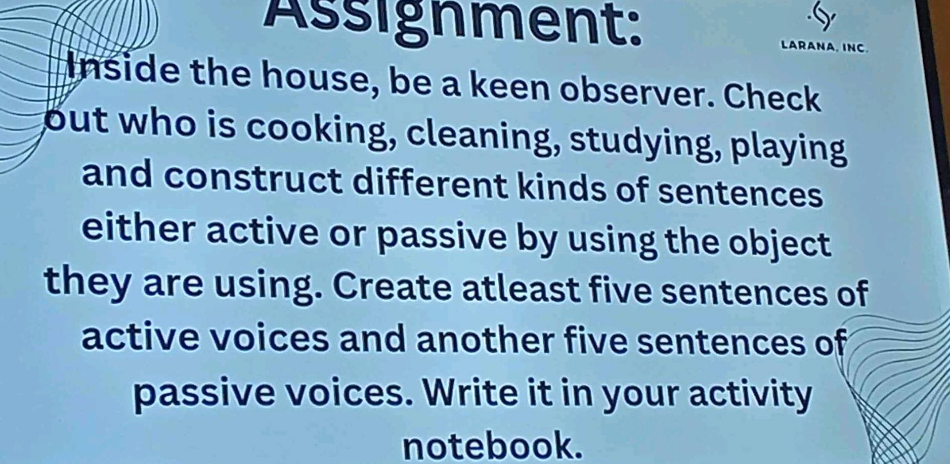 Assignment Inside the house be a keen | StudyX