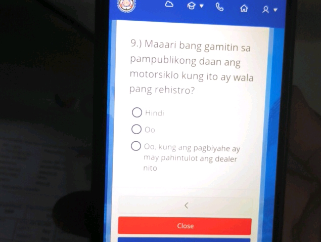 9) Maaari bang gamitin sa pampublikong daan