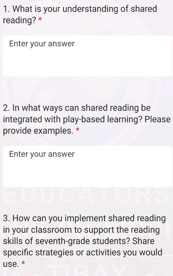 1 What is your understanding of shared | StudyX