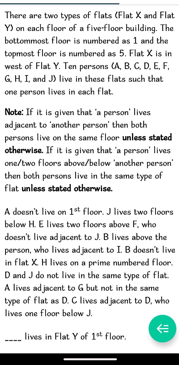 There are two types of flats (Flat X and | StudyX