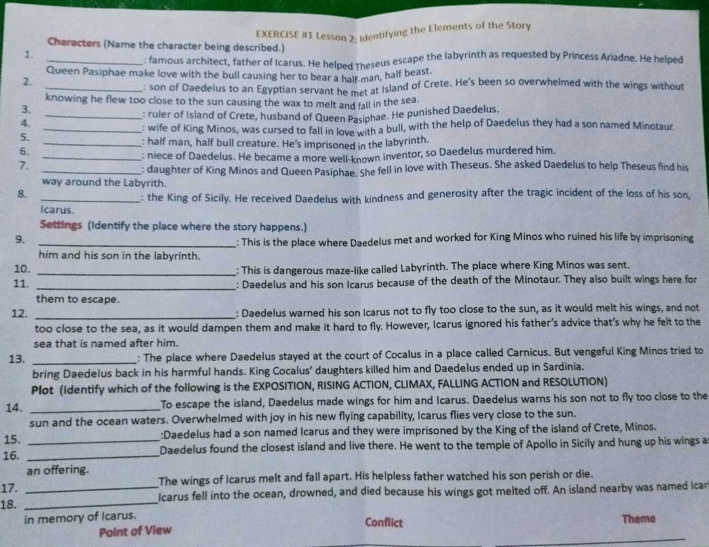 EXERCISE i1 Lesson 2 Identifying the | StudyX