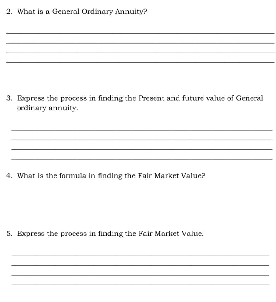2 What is a General Ordinary Annuity 3 | StudyX