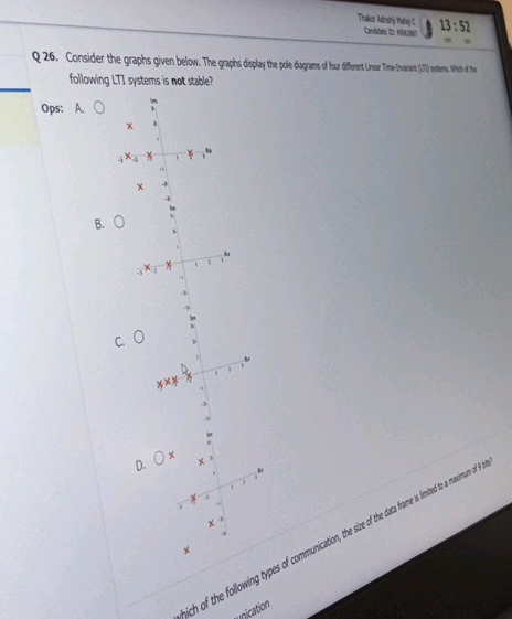 Q26 Consider the graphs given below The | StudyX