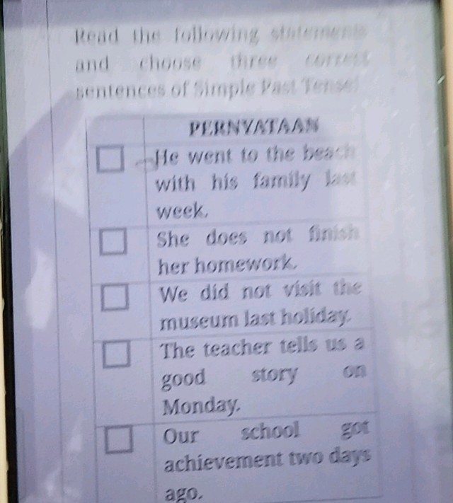 Read the following statements and choose | StudyX