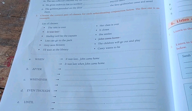 3 Choose the correct pair of clauses for | StudyX