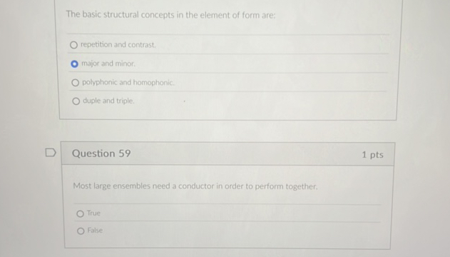 The basic structural concepts in the element | StudyX