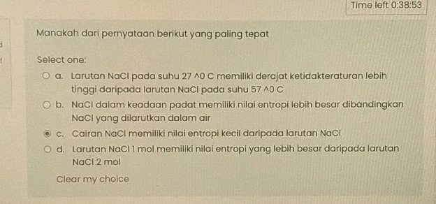 Manakah dari pernyataan berikut yang paling | StudyX