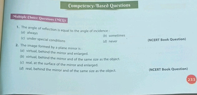 Competency-Based Questions Multiple Choice | StudyX