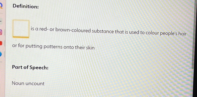 Definition is a red- or brown-coloured | StudyX