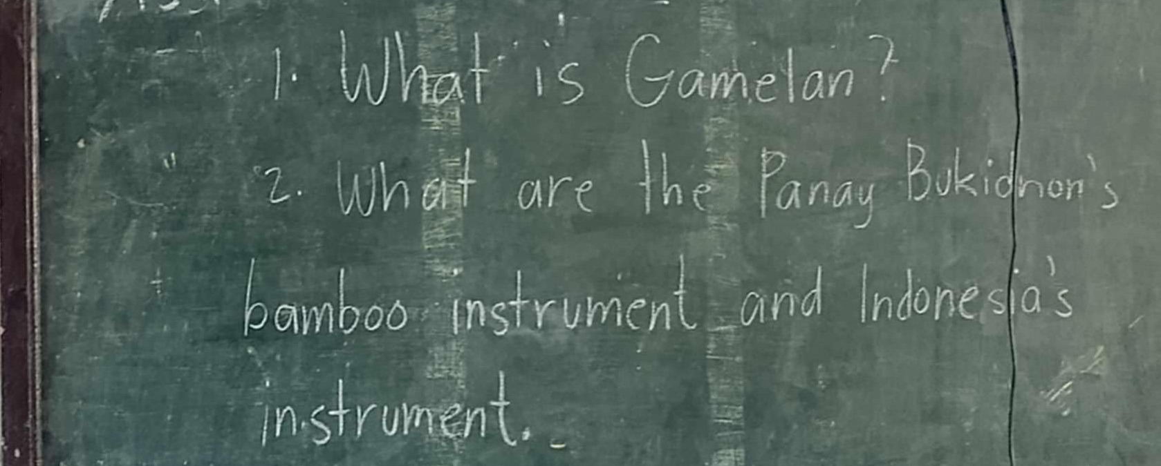 1 What is Gamelan 2 What are the Panay | StudyX