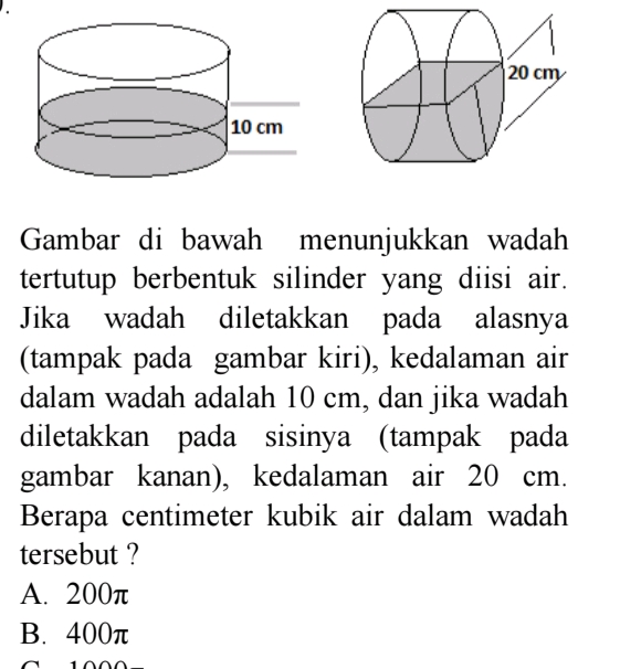 Gambar di bawah menunjukkan wadah tertutup | StudyX